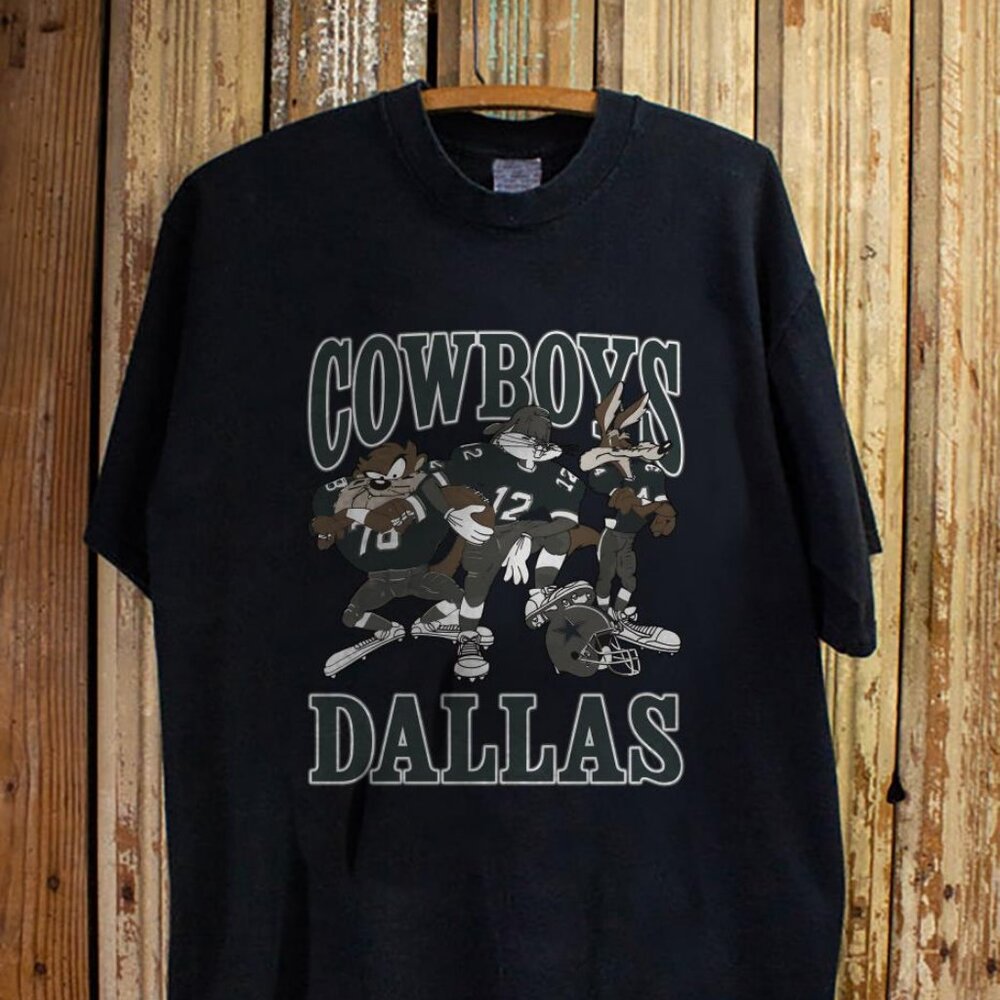 Vintage 1998 Cowboys Cartoon Network Dallas Looney Tu… - Gem
